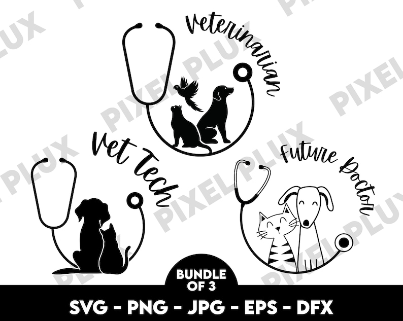 Veterinarian SVG Bundle\ Animals Svg\ Pet Doctor Svg\ Doctor Svg ...