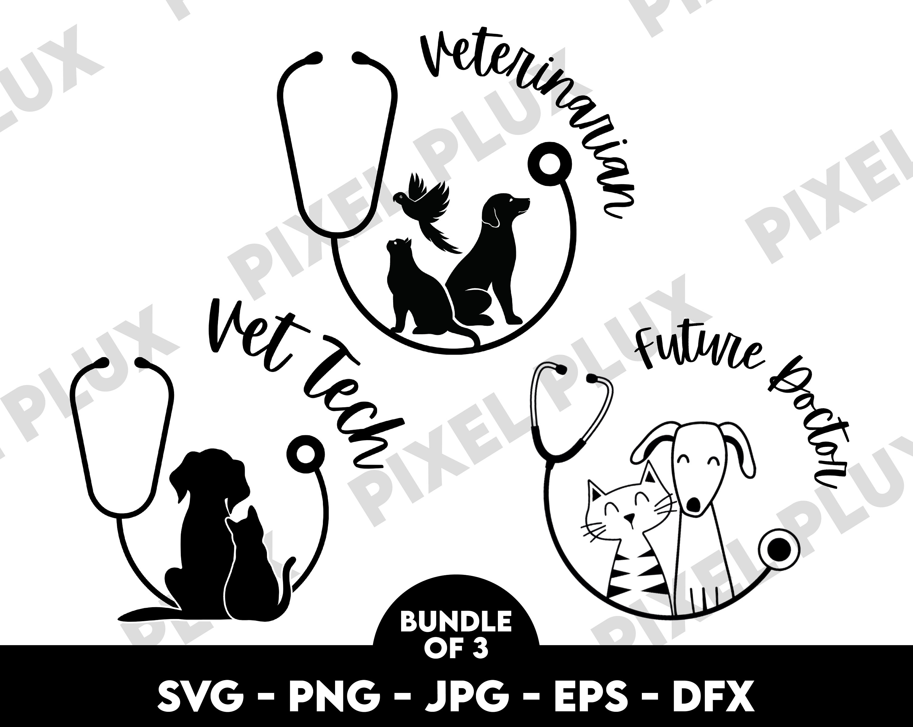 Veterinarian SVG Bundle\ Animals Svg\ Pet Doctor Svg\ Doctor Svg ...