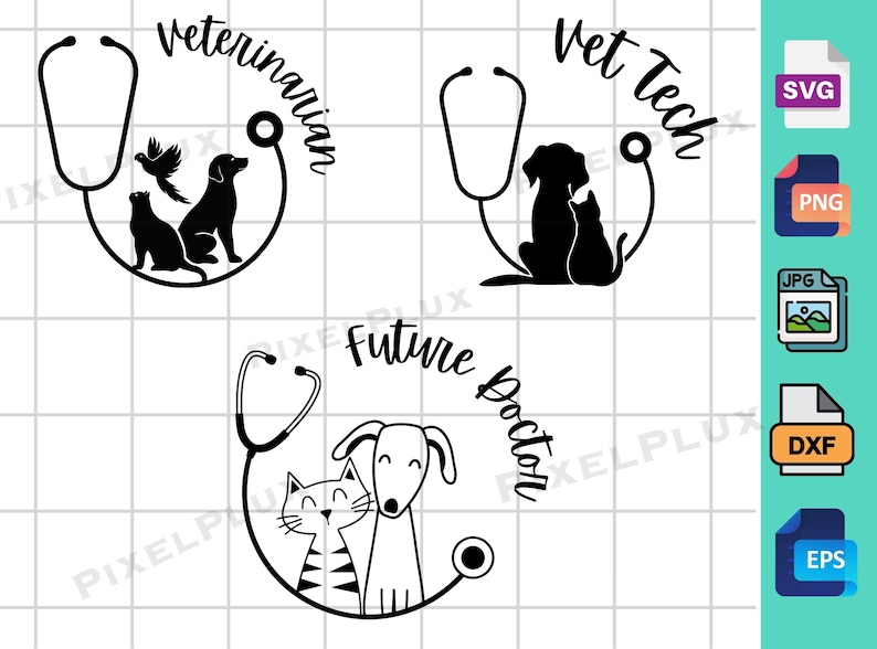 Veterinarian SVG Bundle Animals Svg Pet Doctor Svg Doctor - Etsy