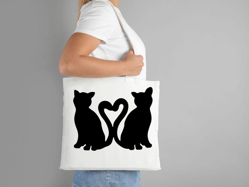 Cat Silhouette | Cat Head & Face SVG | Kitten, Cat Cut Files | Cat ...