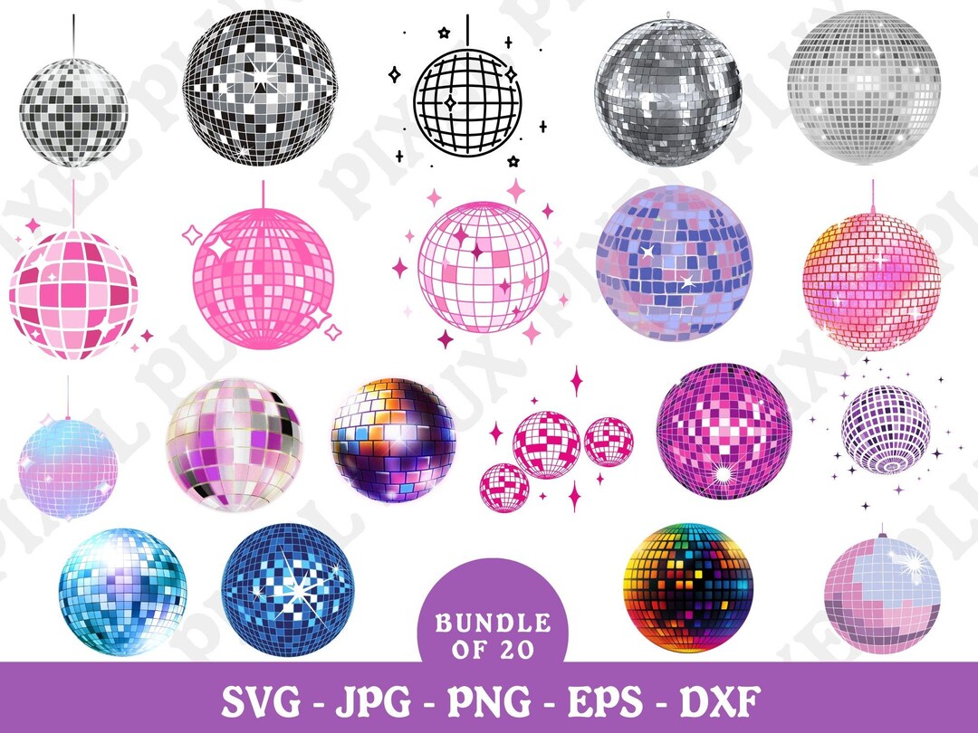 Disco Ball Svg, Disco Ball Png, Discoball Svg, Retro Svg, Groovy Svg ...