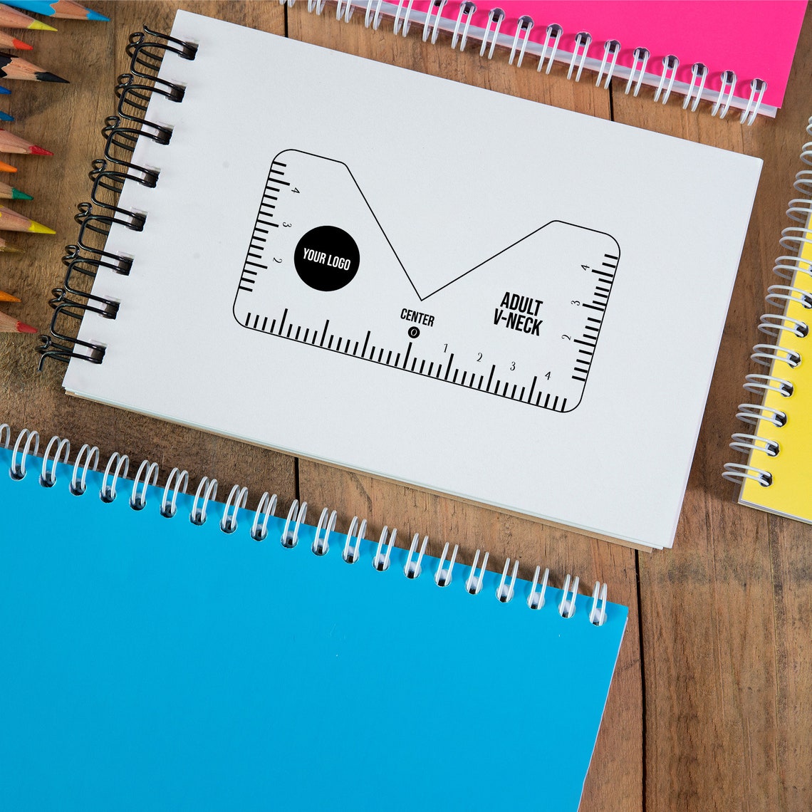 School Ruler Svg, T-shirt Alignment Ruler Svg Cut Files, Inch Ruler Svg ...