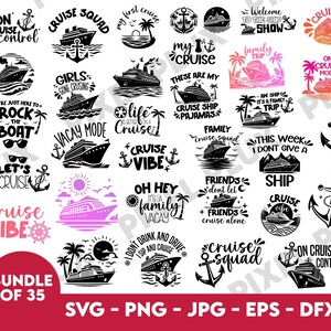 Cruise Svg Bundle, Cruise Png Bundle, Cruise Cut Files, Cruise Dxf ...