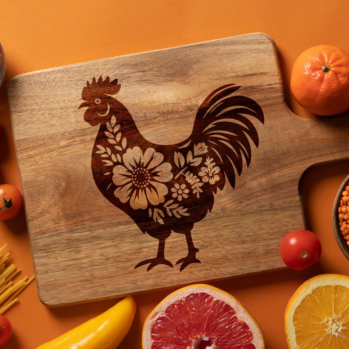 Chicken Svg Bundle, Hen Svg, Rooster Svg, Chicken Silhouette, Farm ...