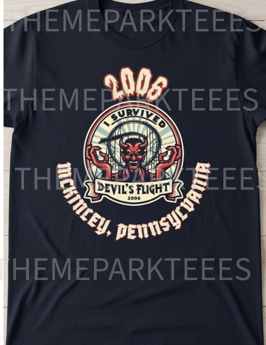 Final Destination 3 Devil’s Flight Shirt, I Survived Mckinley PA Roller ...