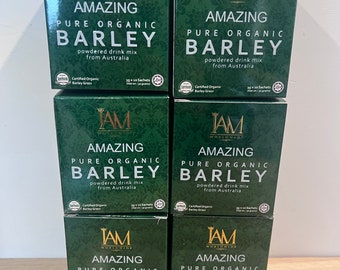 IAM Worldwide Amazing Barley 10 Sachet Powdered Juice Boost Energy Pure ...
