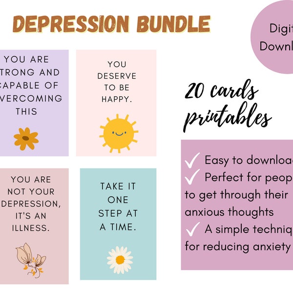 Dbt Coping Statements - Etsy