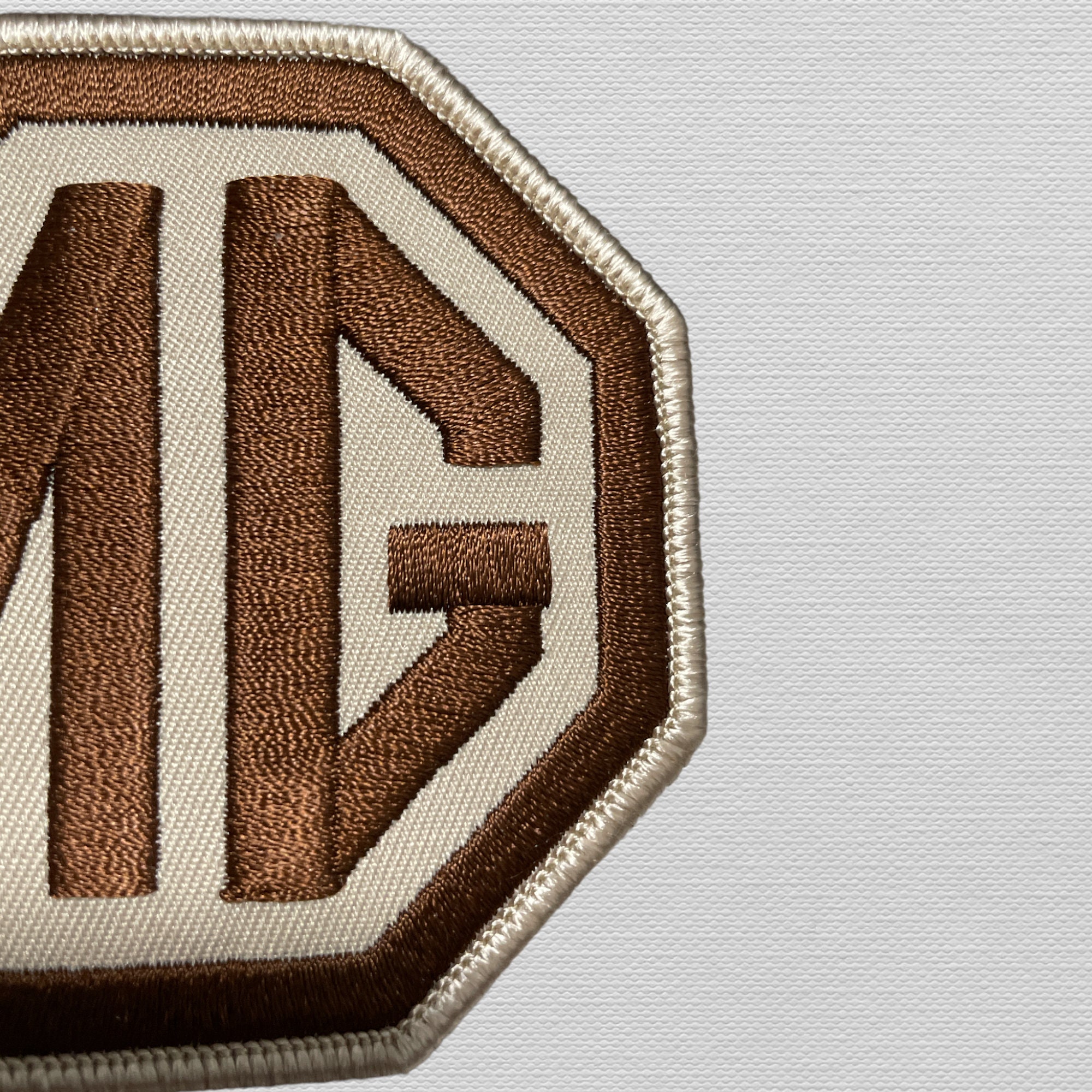 MG Octagon Embroidered Sew-on Patch Badge, Mg 3 Sew-on Patch, Mg Red ...