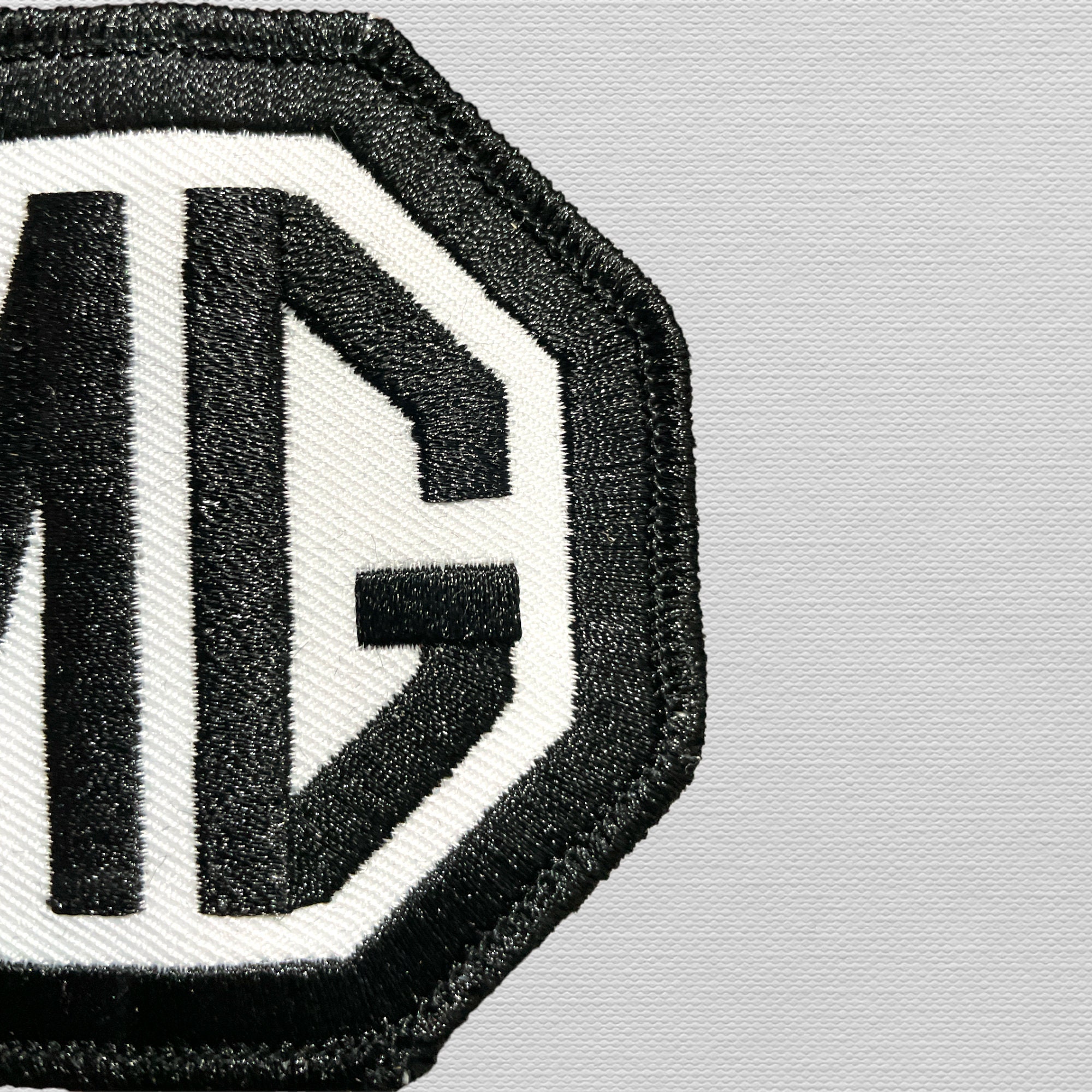 MG Octagon Embroidered Sew-on Patch Badge, Mg 3 Sew-on Patch, Mg Red ...