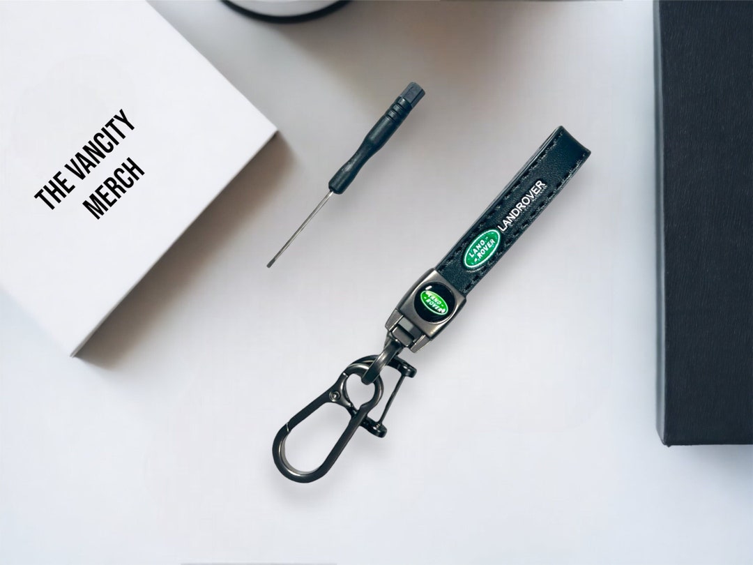 Leather Keychain, Leather Metal Key Ring, Car Enthusiast Gift, Car ...