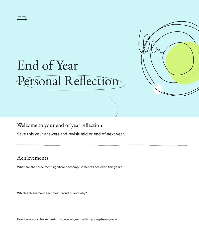 End Of Year Reflection Worksheet Personal Growth Goal Setting end-of-year-reflection-worksheet-personal-growth-goal-setting