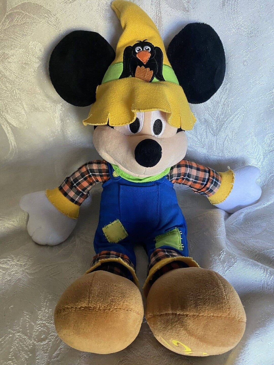 Mickey Mouse 2017 Farmer Plush Stuffed Animal Store Scarecrow Fall - Etsy
