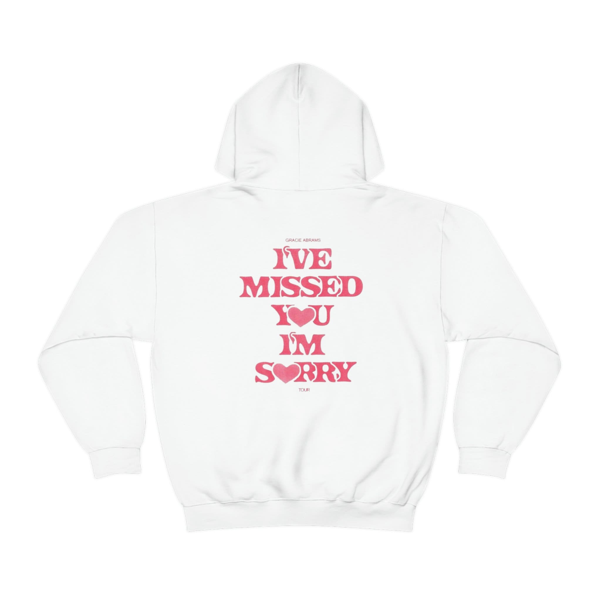 I Miss You Im Sorry Two Sided Gracie Abrams Hoodie Etsy