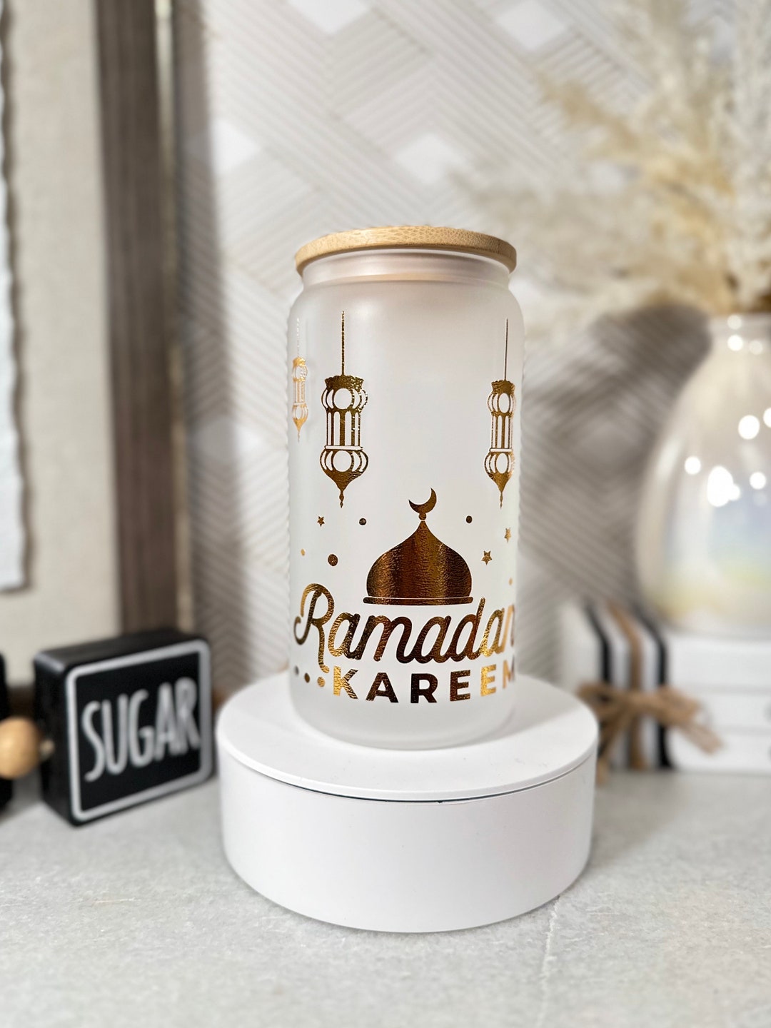 Ramadan Kareem Glass/ Ramadan Gift/ Ramadan Party Favor/ Ramadan - Etsy