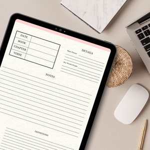 Bible Study Worksheet, Bible Study Guide, Bible Reading (pink ...