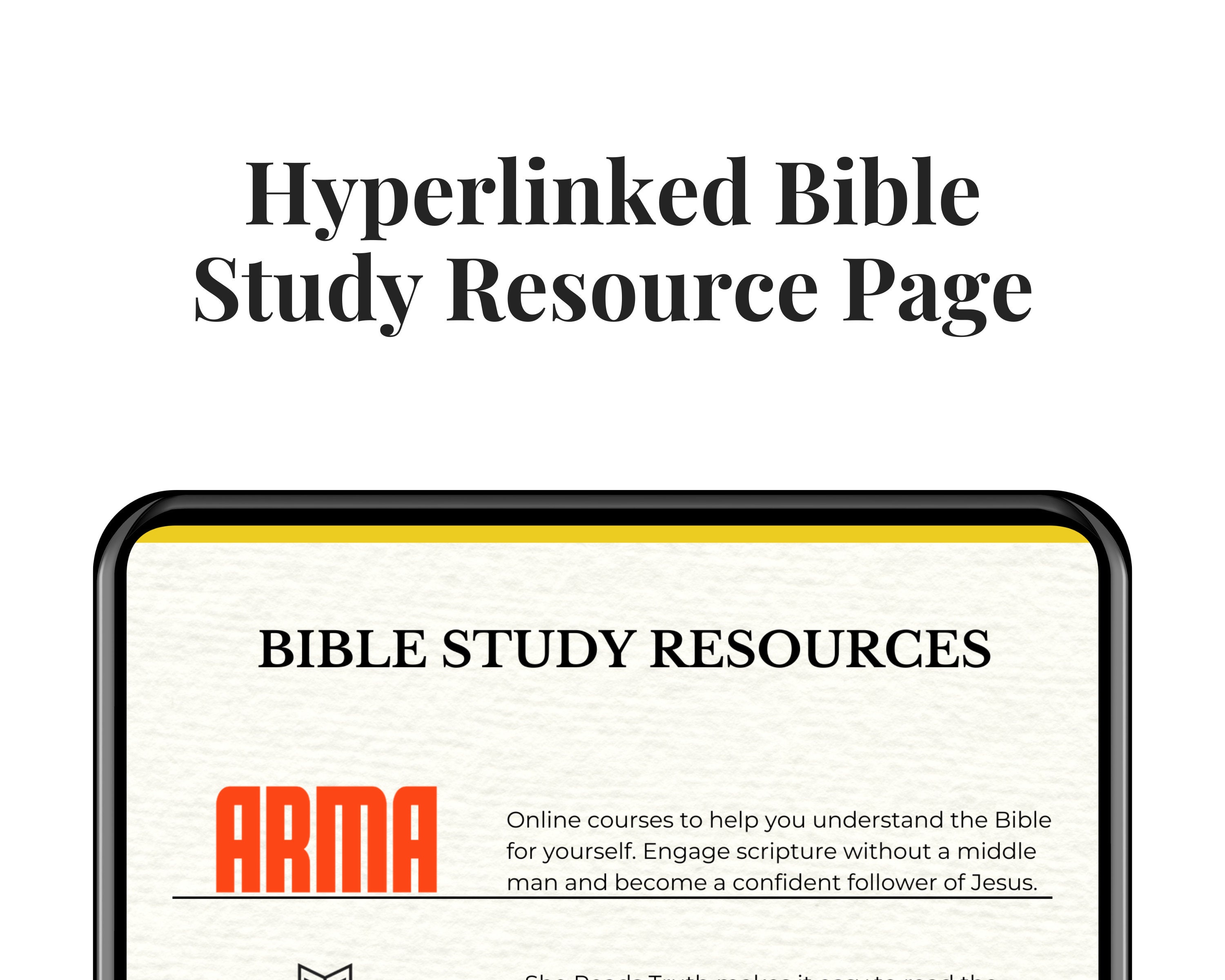 Bible Study Worksheet, Bible Study Guide, Bible Reading (yellow ...