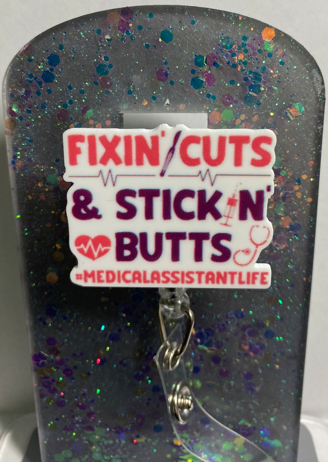 Fixing Cuts and Sticking Butts, MA Badge Reel - Etsy