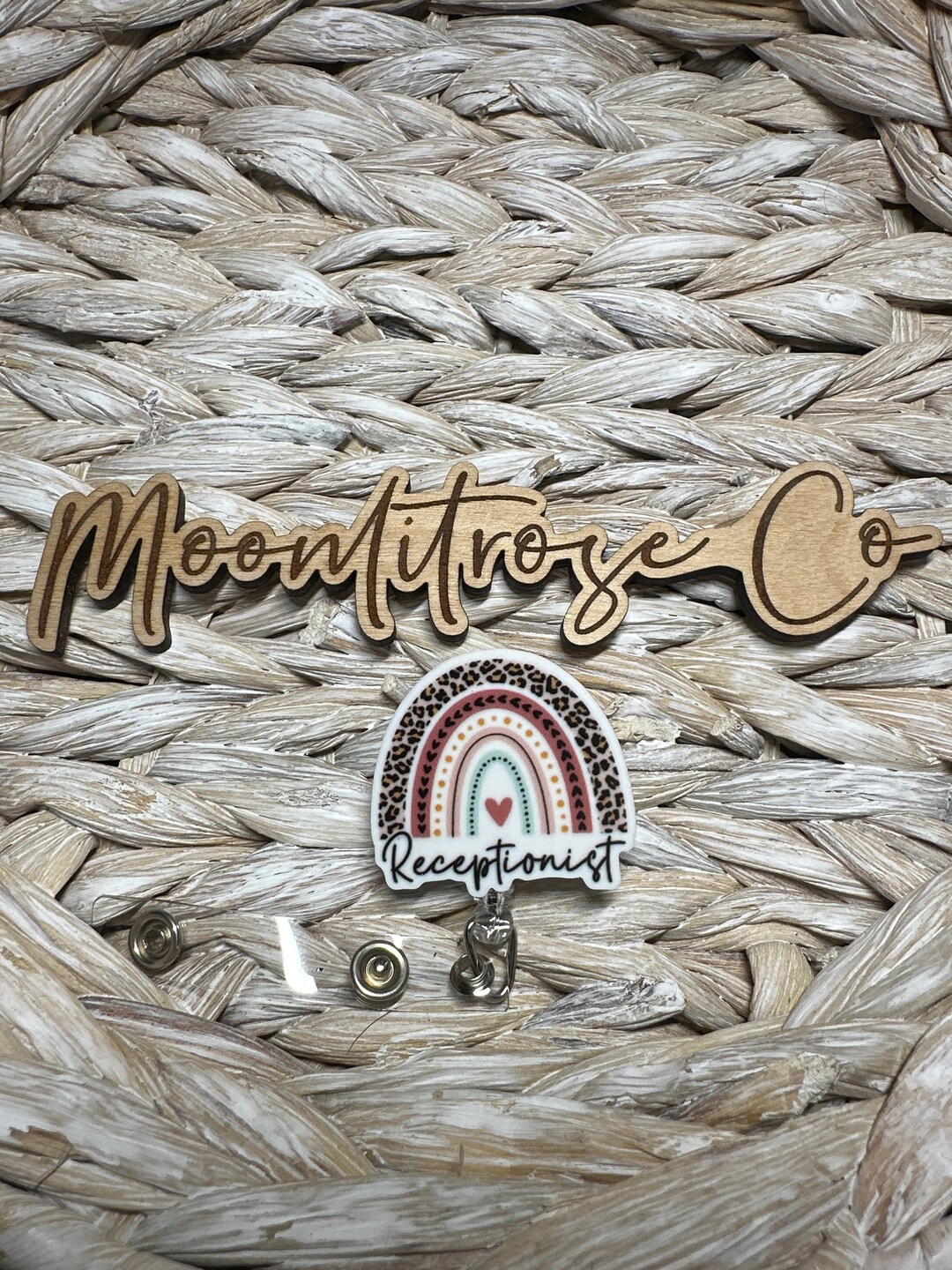 Receptionist - Badge Reel - Etsy