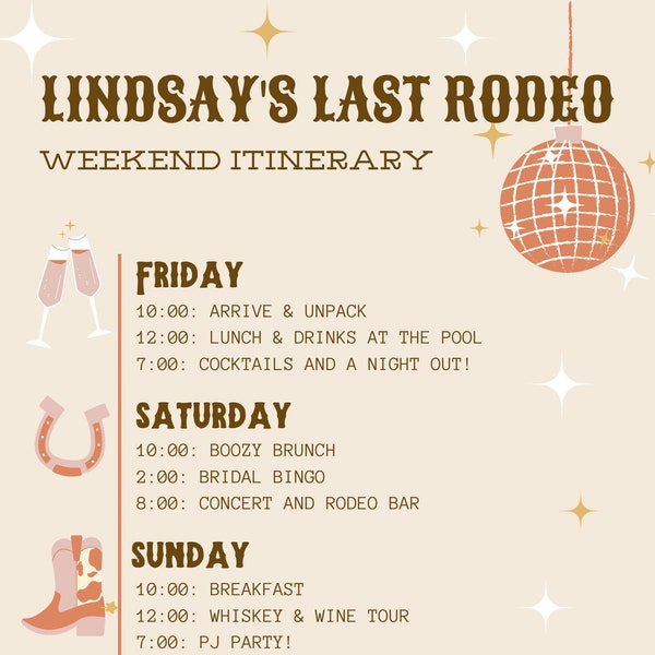 Last Rodeo Bachelorette - Etsy
