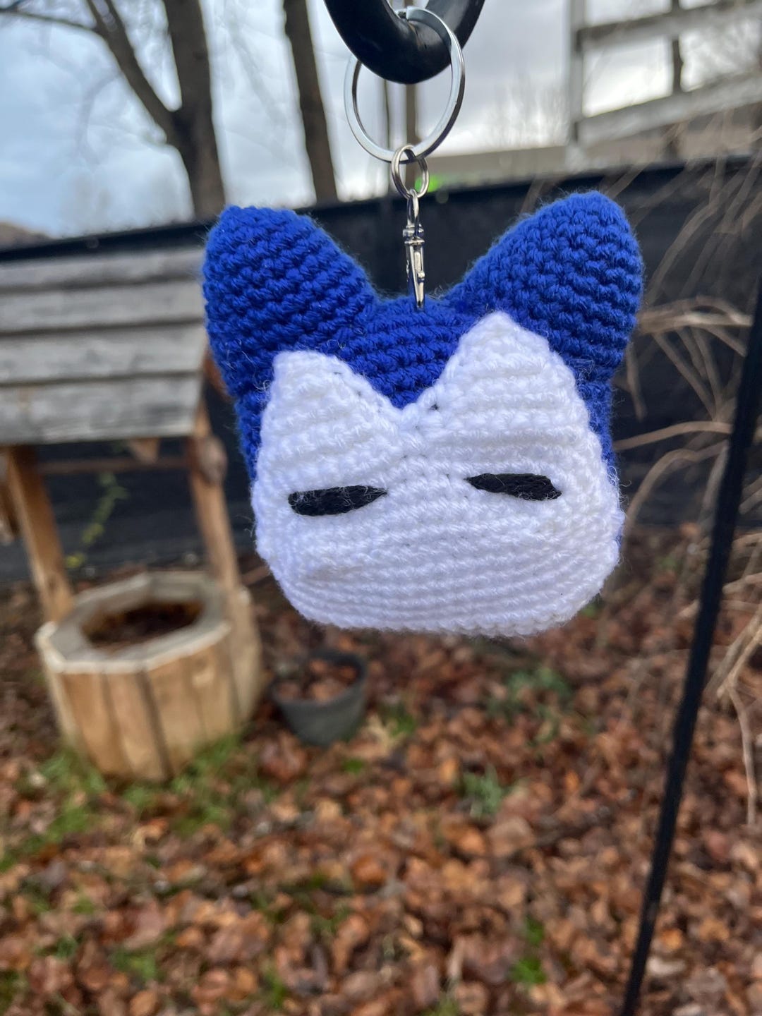 Snorlax Crochet Key Chain - Etsy