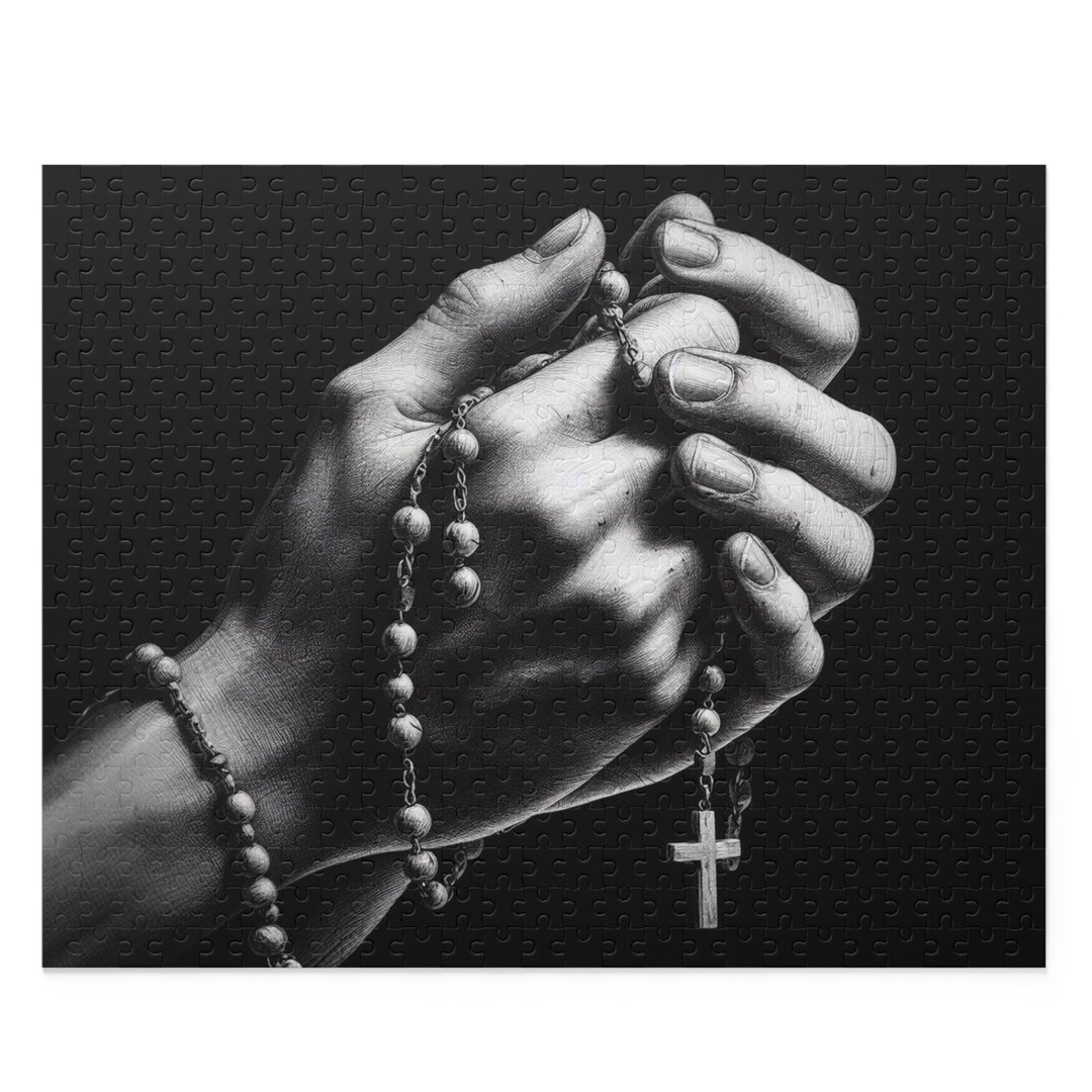 Serenity in Solitude Praying Hands Puzzle Inspired by - Etsy