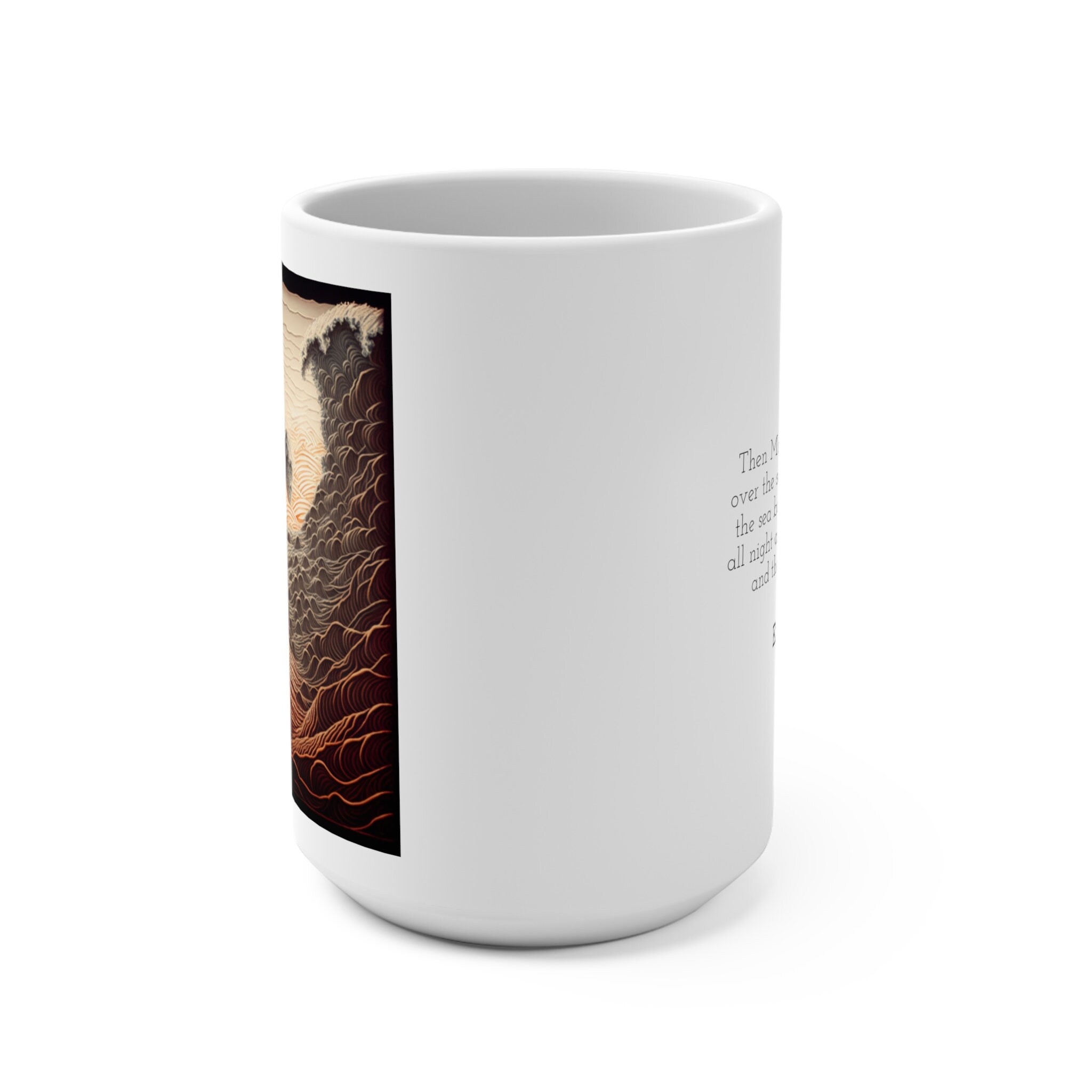 Exodus 14:21 Moses Parting the Red Sea Mug, Bible Verse Ceramic Mug ...