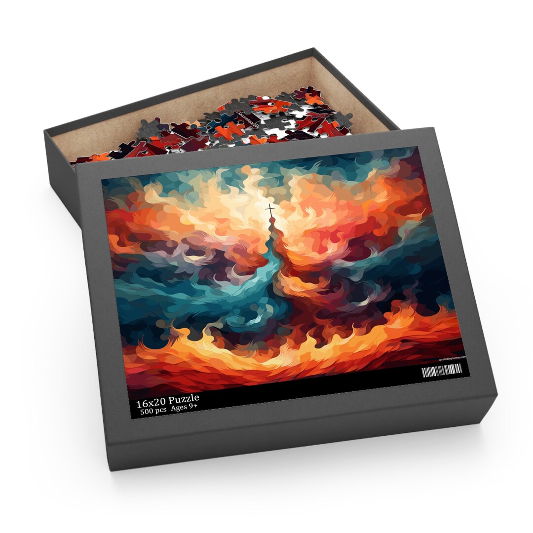 Calvary's Promise Christian Jigsaw Puzzle, Crucifix Cross Jigsaw Puzzle ...