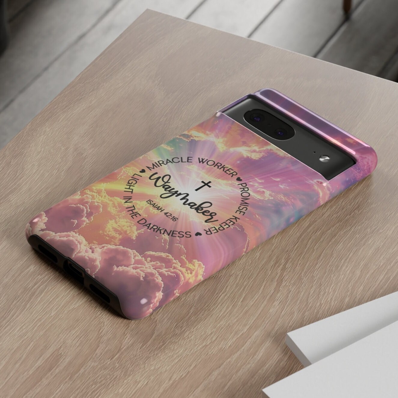 Waymaker Isaiah 42:16 Christian Phone Case, Jesus Phone Case, Scripture ...