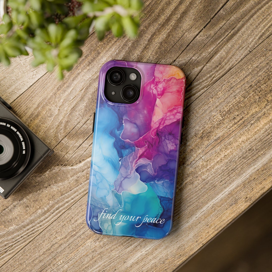 Find Your Peace iPhone Case, Motivational Quote iPhone Case, Mental ...