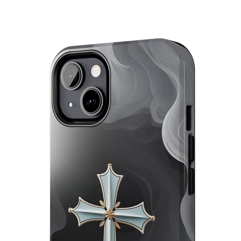 Divine Turquoise Crucifix Cross iPhone Tough Case, Faith iPhone Case ...