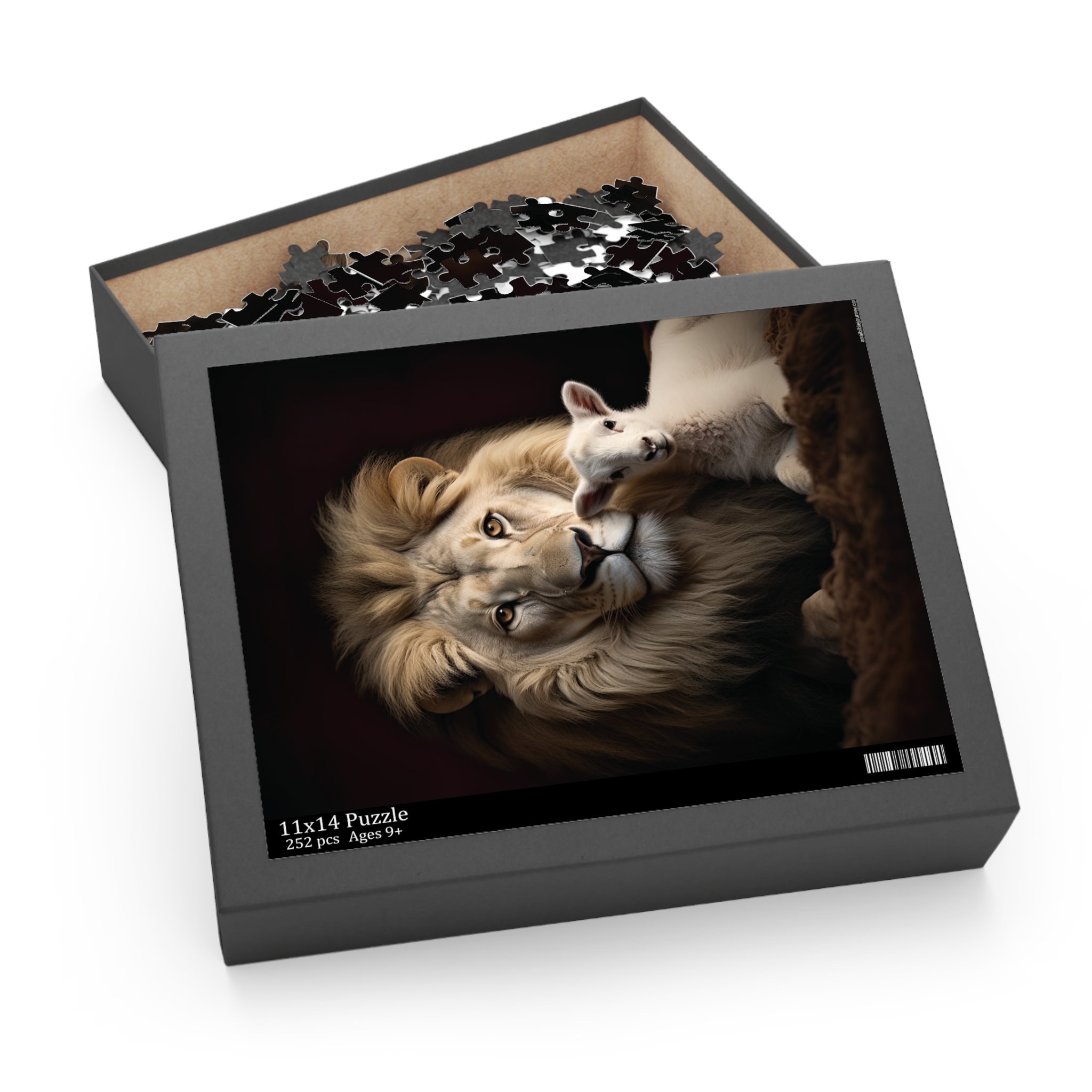 The Lion and the Lamb Christian Jigsaw Puzzle, Faith Jigsaw Puzzle ...