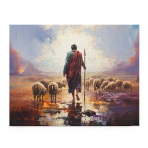 The Lord is My Shepherd Psalm 23 Bible Puzzle, Christian Jigsaw Puzzle ...