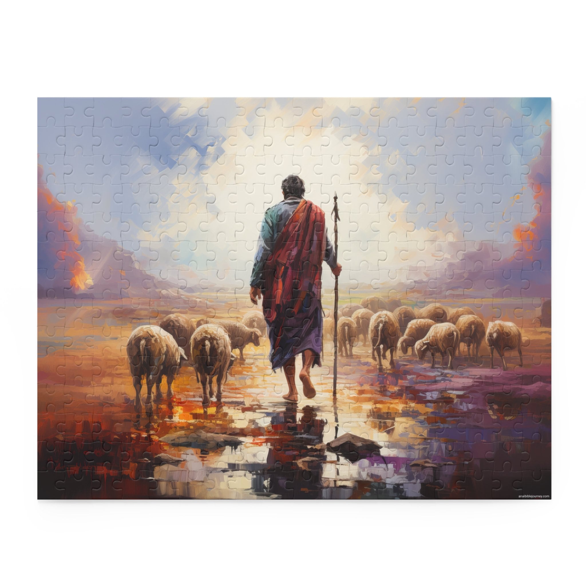 The Lord is My Shepherd Psalm 23 Bible Puzzle, Christian Jigsaw Puzzle ...