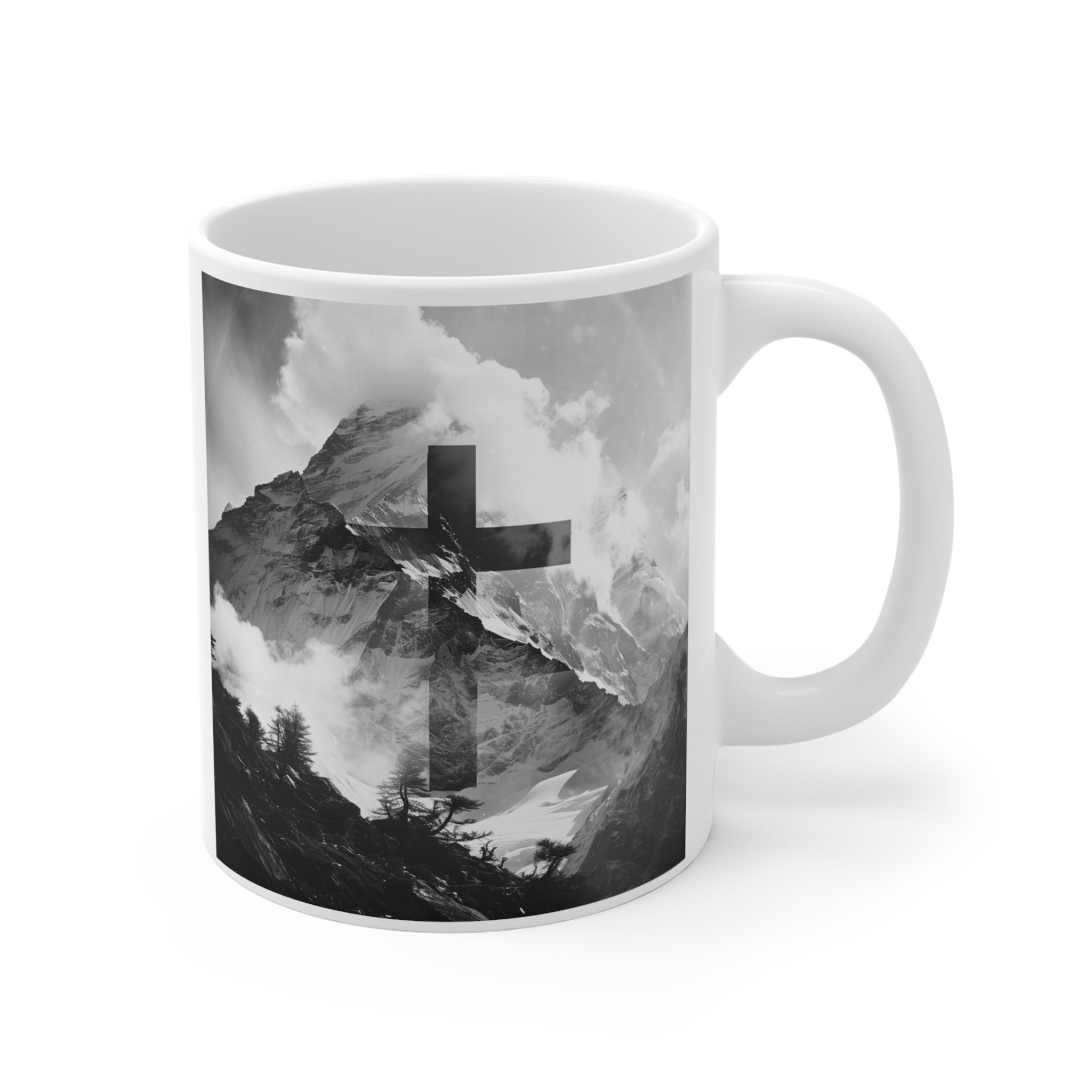 Faith Can Move Mountains Matthew 17:20 Mug, Christian Coffee Mug ...