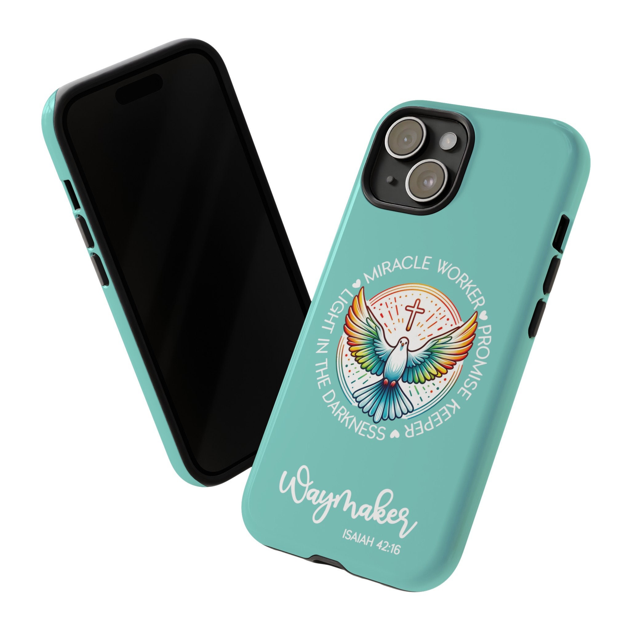 Holy Spirit Dove Waymaker Isaiah 42:16 Christian Phone Case, Faith ...