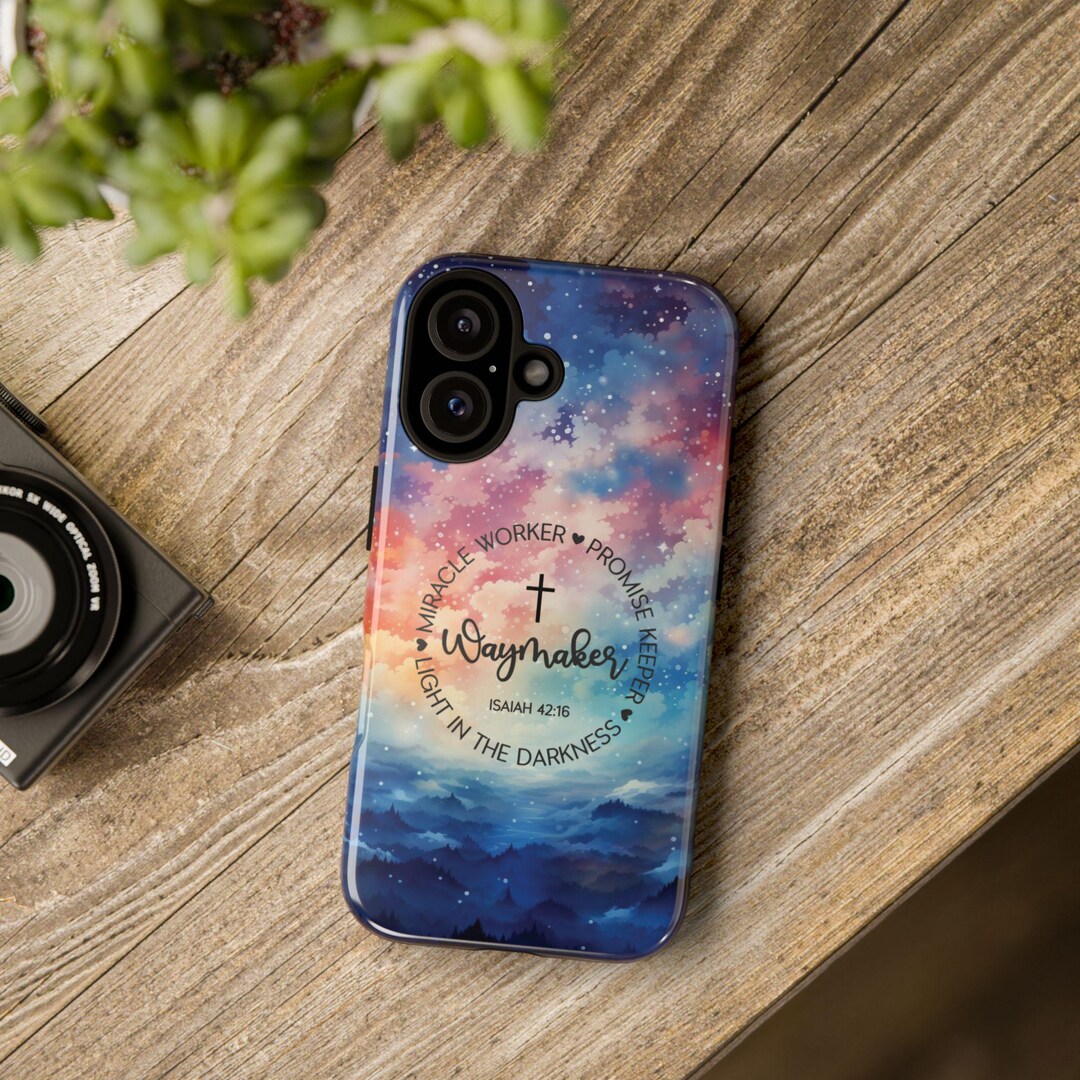 Waymaker Night Sky Isaiah 42:16 Christian Phone Cover, Bible Scripture ...