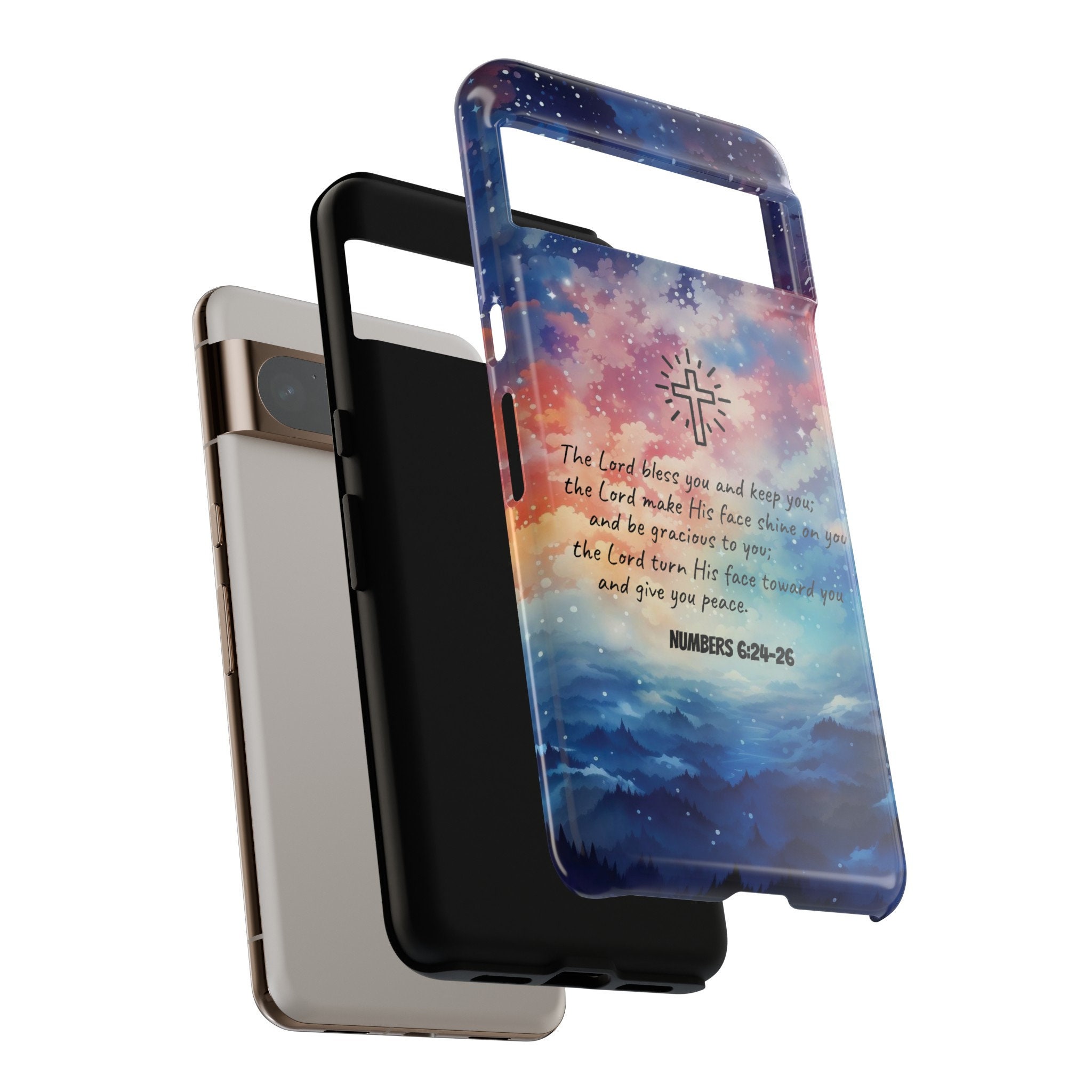 The Lord Bless You Numbers 6:24-26 Bible Phone Case, Christian Phone ...