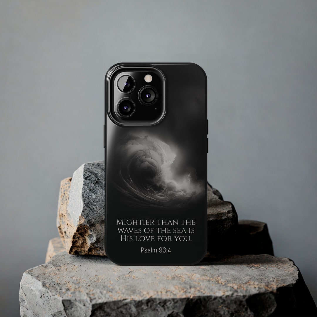 Great Wave Bible Verse Psalm 93:4 Protective Tough Christian iPhone ...