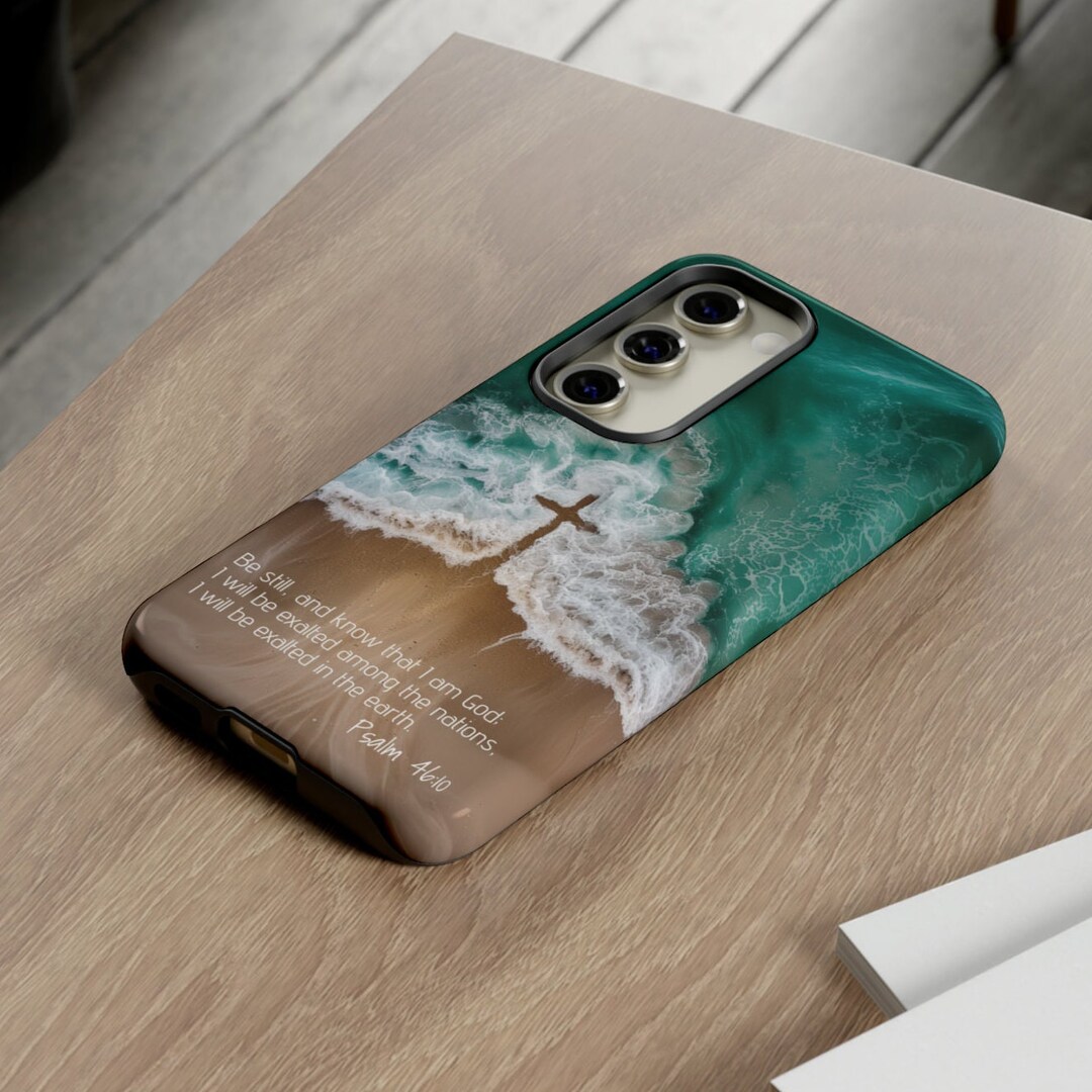 Be Still Psalm 46:10 Bible Verse Tough Phone Case, Scripture Phone Case ...