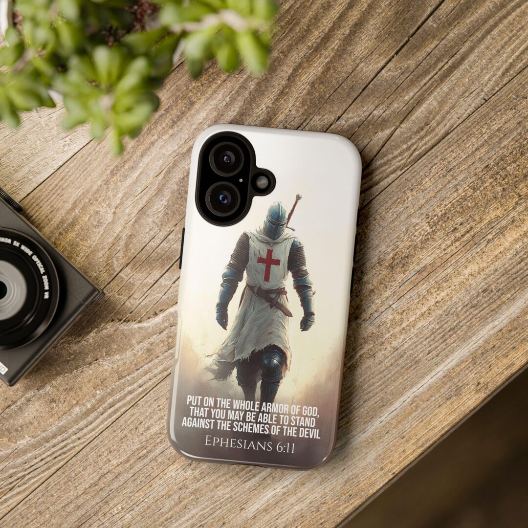 Armor of God Ephesians 6:11 Christian Phone Case, Bible Phone Case ...