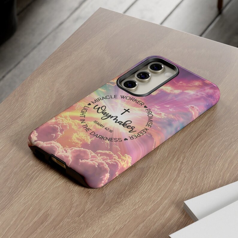 Waymaker Isaiah 42:16 Christian Phone Case, Jesus Phone Case, Scripture ...