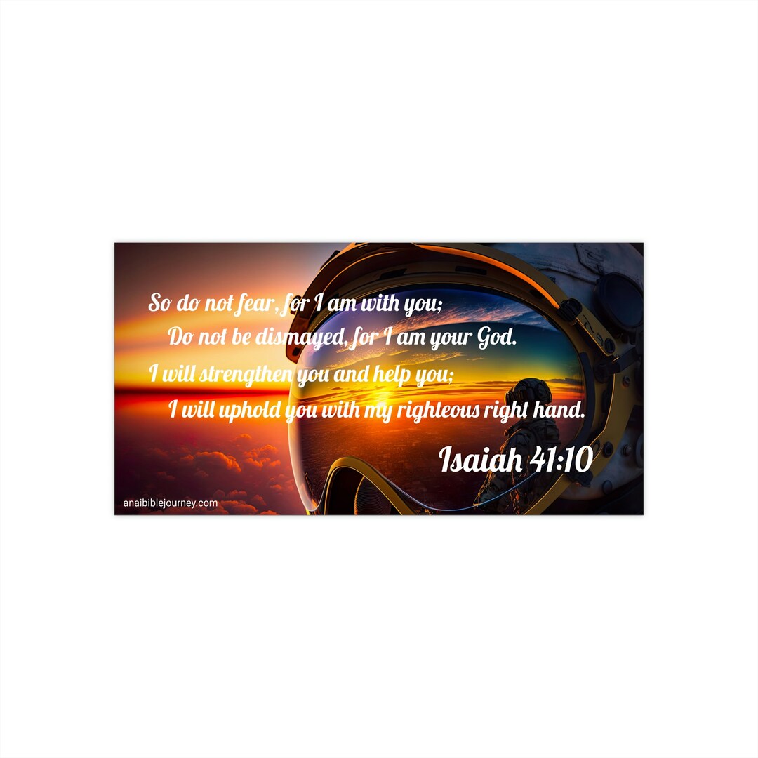 Isaiah 41:10 He Will Uphold You Bible Verse Motivational Quote ...
