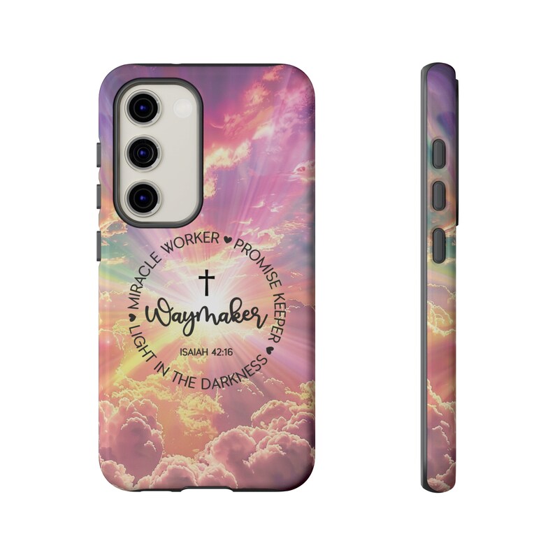 Waymaker Isaiah 42:16 Christian Phone Case, Jesus Phone Case, Scripture ...