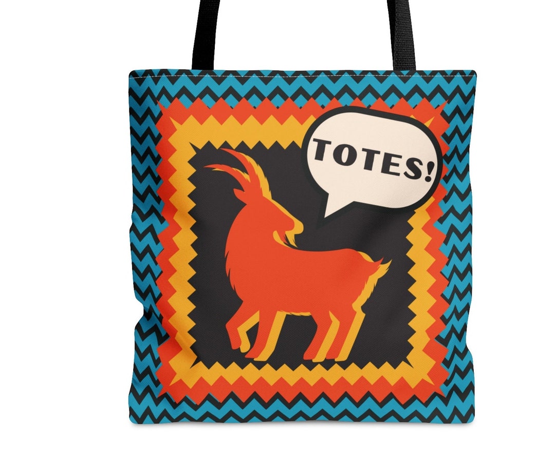 Goat Tote Bag, Totes Mcgoats Shoulder Bag, Fun Shopping Tote, Bag Gift ...