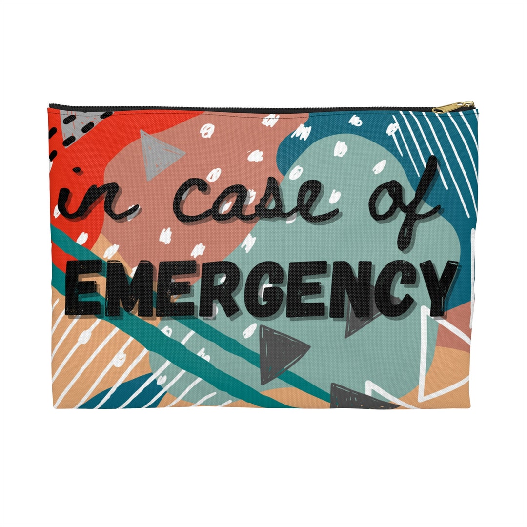 Zippered Pouch for Style Emergency | Preparedness Gift, Fits an Entire ...