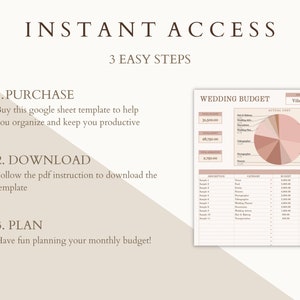 Wedding Budget Spreadsheet, Wedding Checklist, Google Sheets Wedding ...