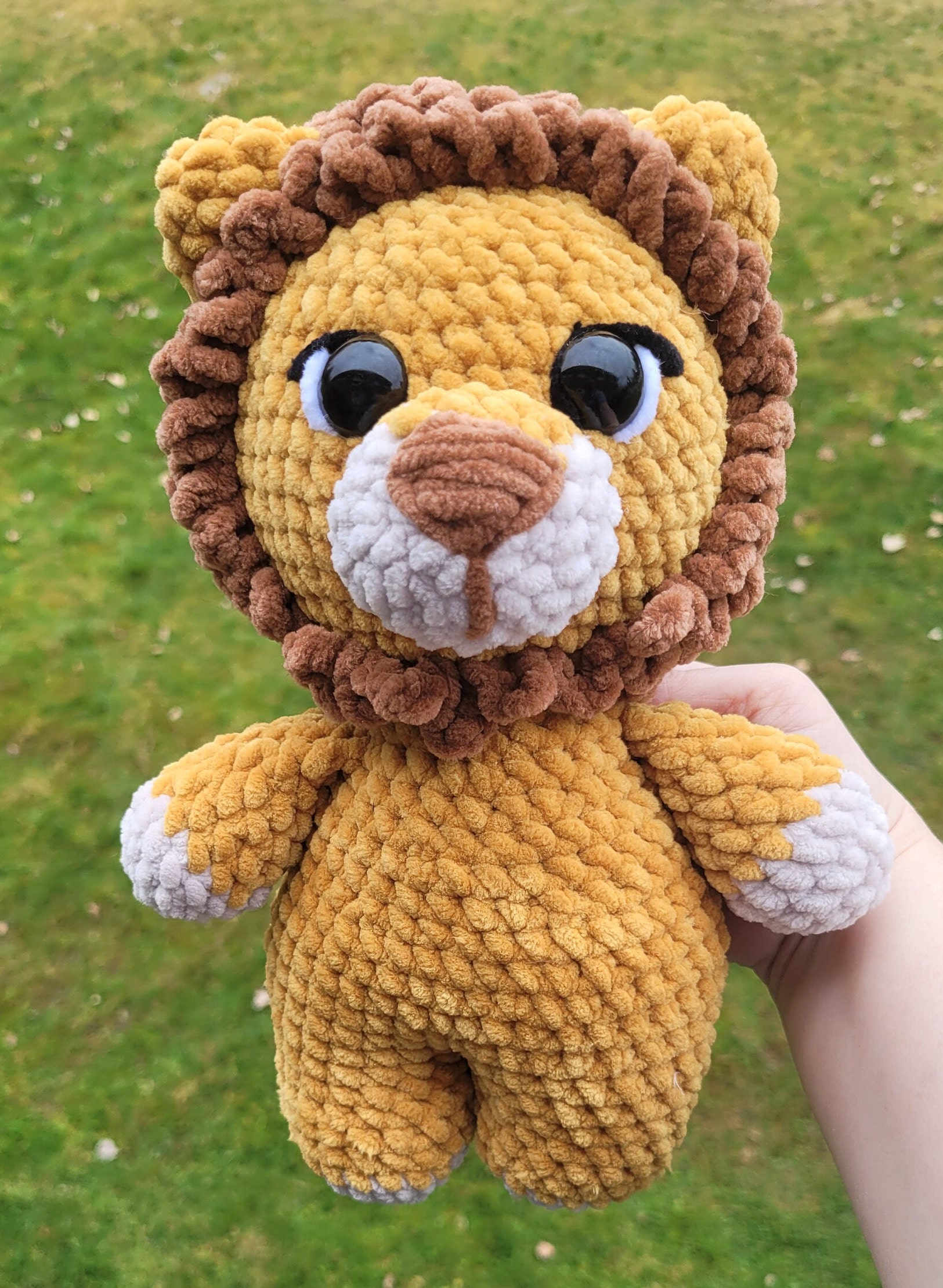Low Sew Lion Crochet Pattern, Cheeky Lion Crochet, Crochet Pattern ...