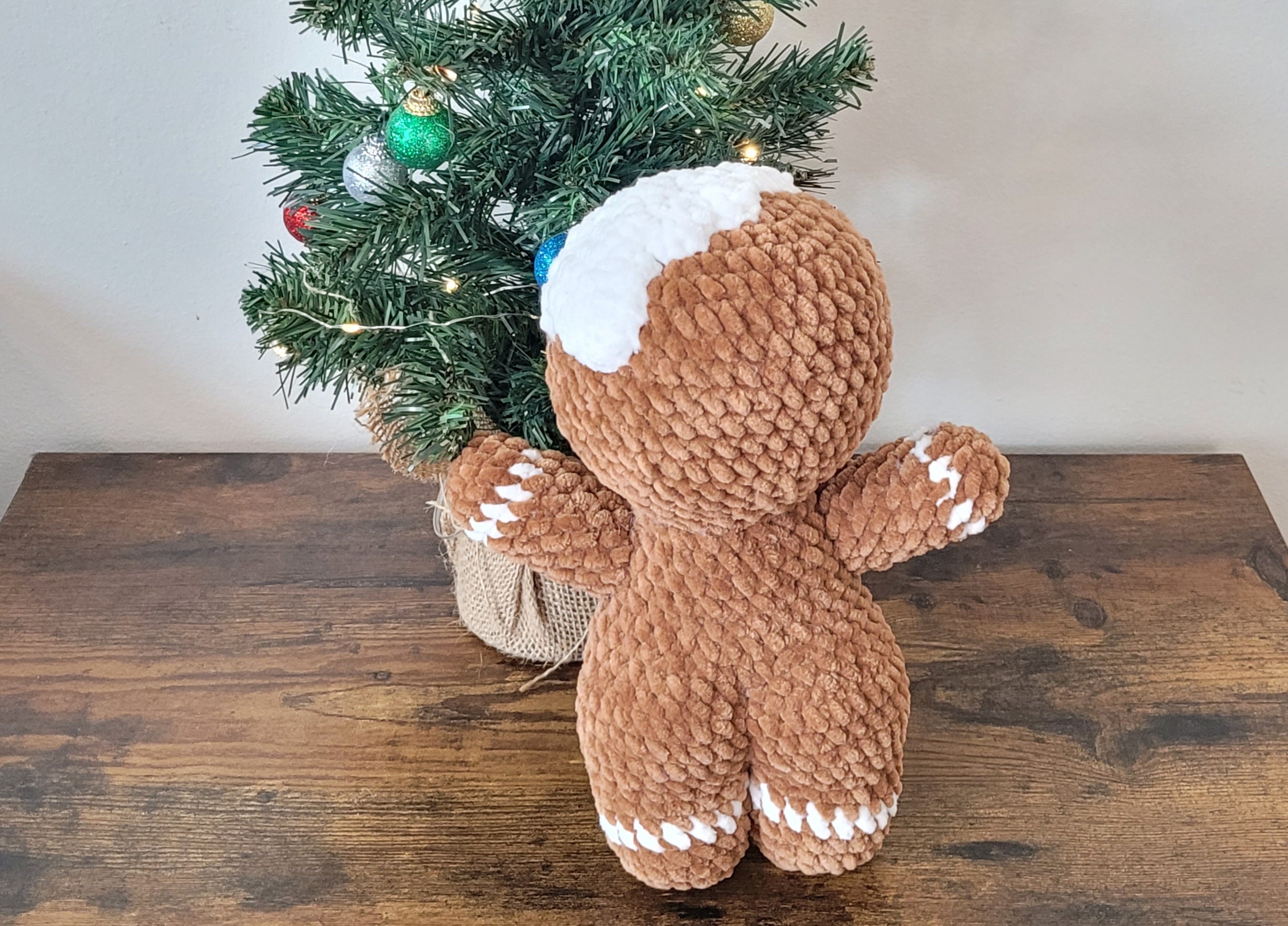 Gingerbread Crochet Pattern PDF Cheeky Gingerbread Man PDF Crochet ...