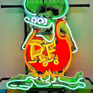 Rat Fink Collector Neon Sign - Etsy