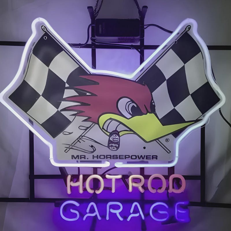 Neon Garage Hot Rod Sign - Etsy